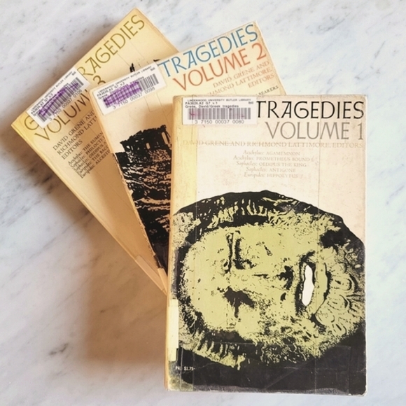 Vintage | Art | Vintage Books Greek Tragedies Vol I Ii Iii David Grene | Poshmark